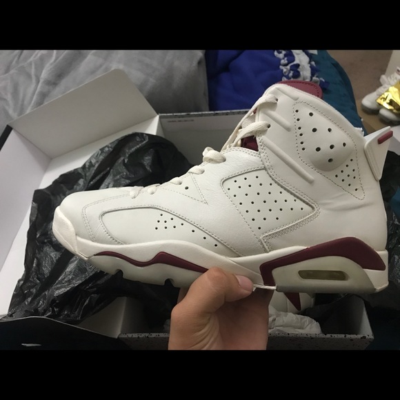 Jordan | Shoes | Air Jordan 6 Retro Maroon | Poshmark